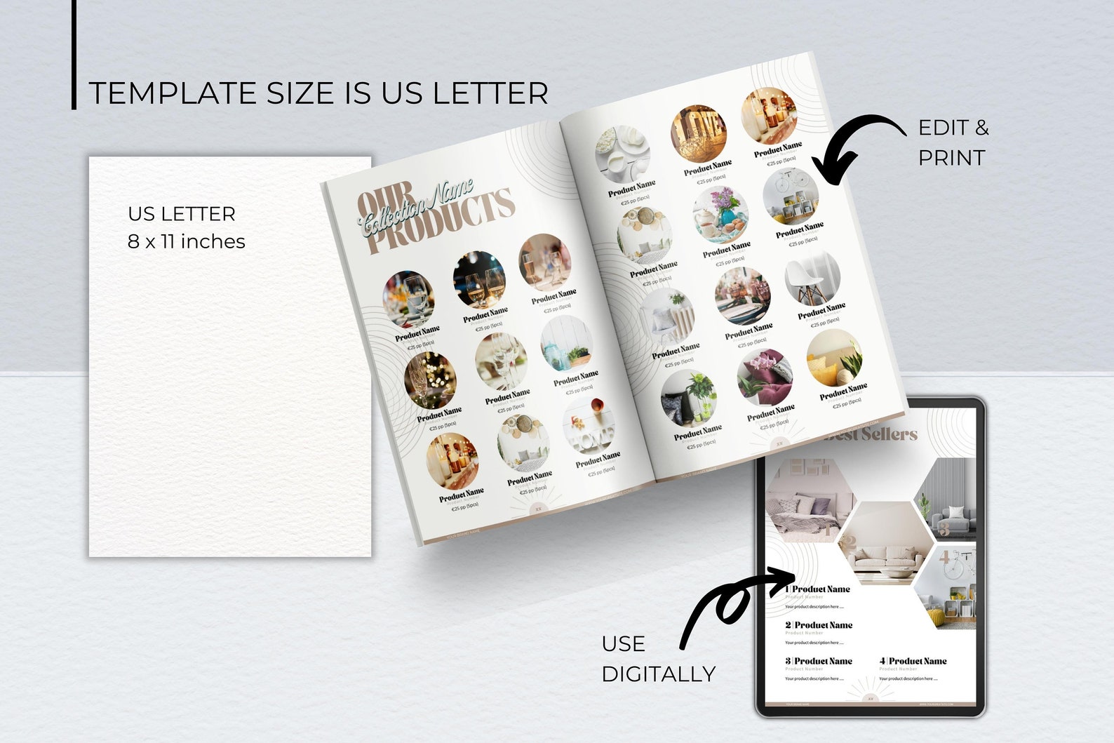 110+ Editable Product Catalog & Line Sheet Templates | Product Pricing ...