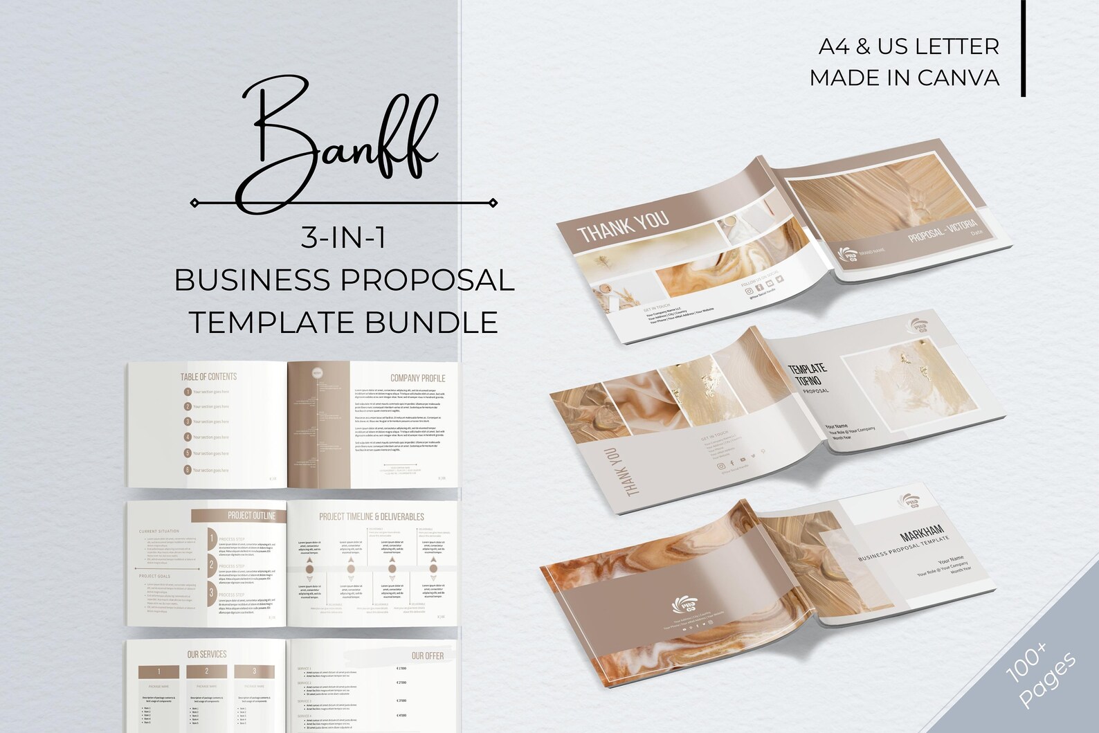 Business Proposal Template Bundle, 100+ Professional Proposal Template ...