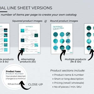 70 Editable Product Catalog & Line Sheet Templates Product Pricing ...