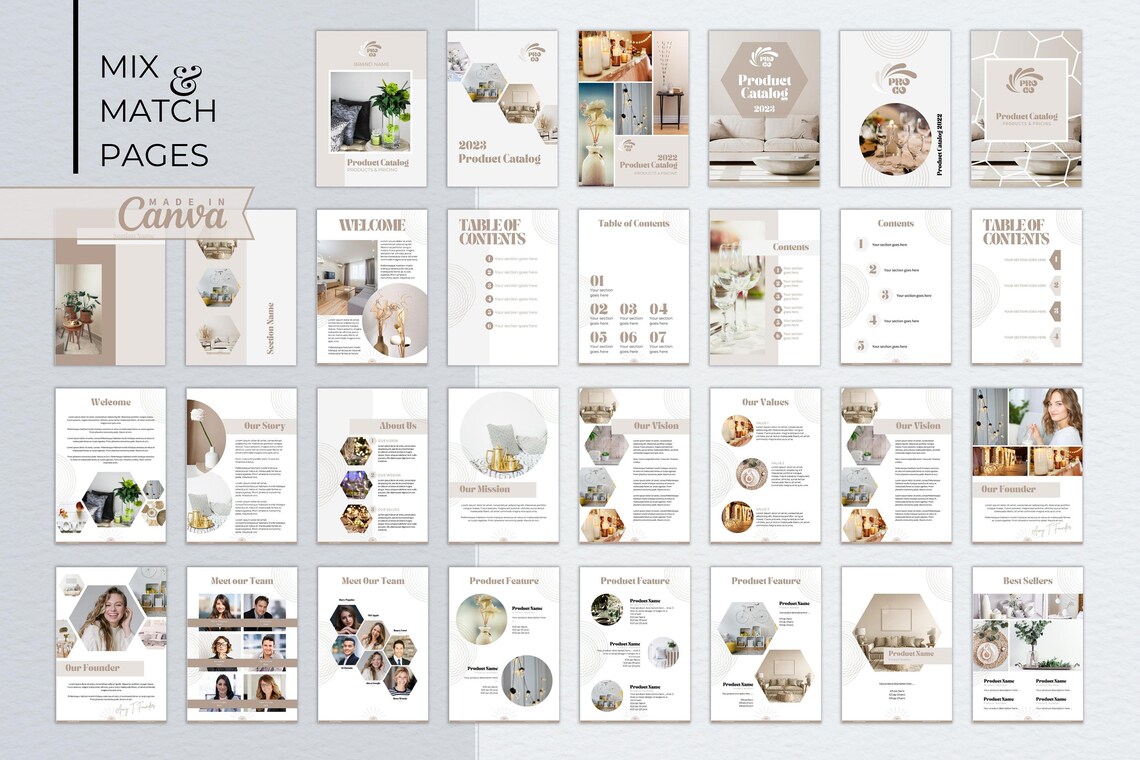 70+ Editable Product Catalog & Line Sheet Templates | Product Pricing ...