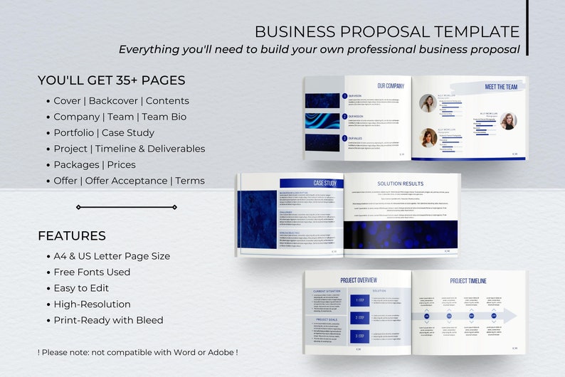 Project Proposal Template Bundle, 35+ Pages Professional Proposal ...