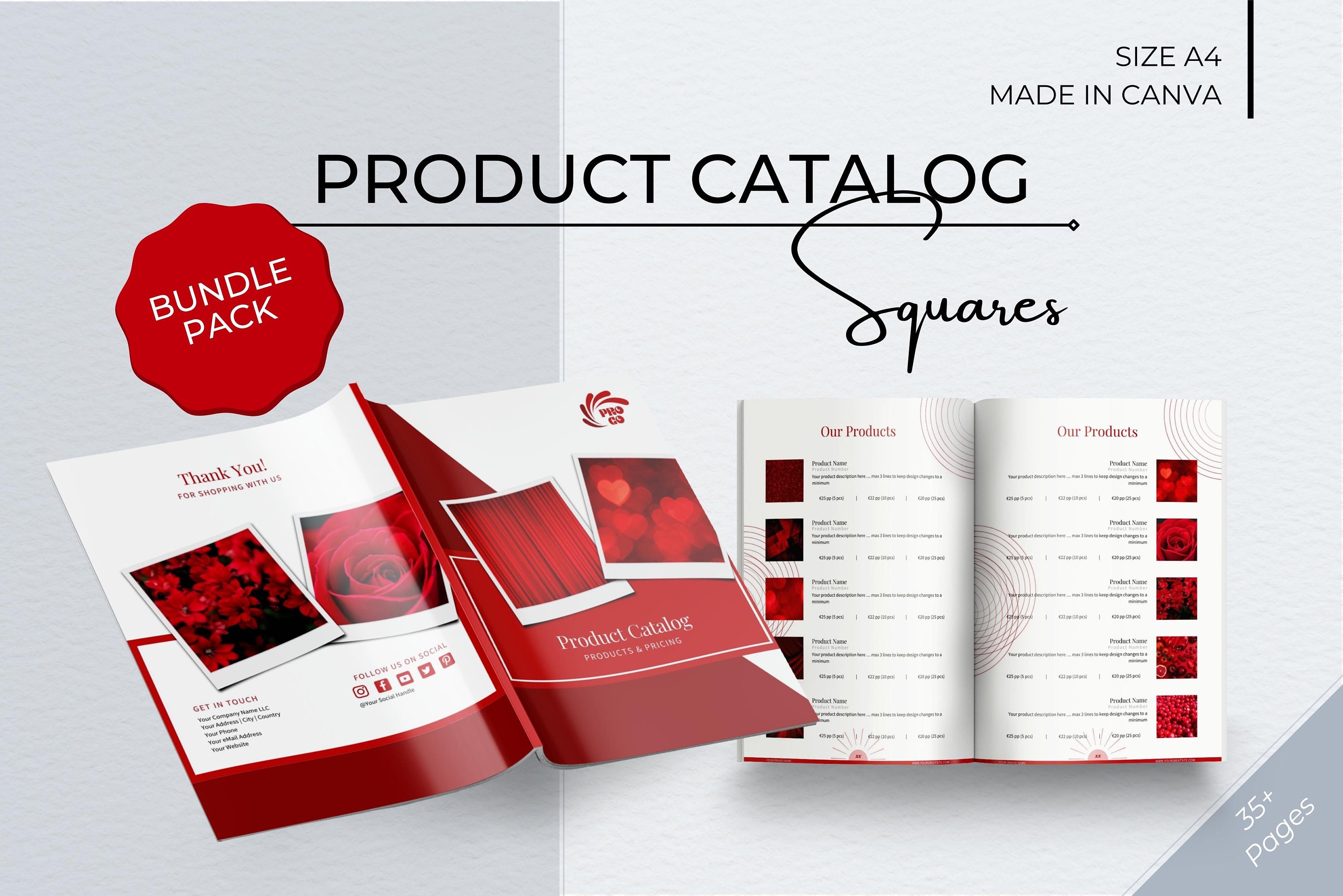 35+ Editable Product Catalog & Line Sheet Templates | Product Pricing ...