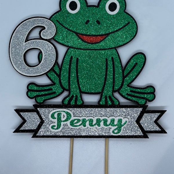 Frog Cake Topper - Etsy