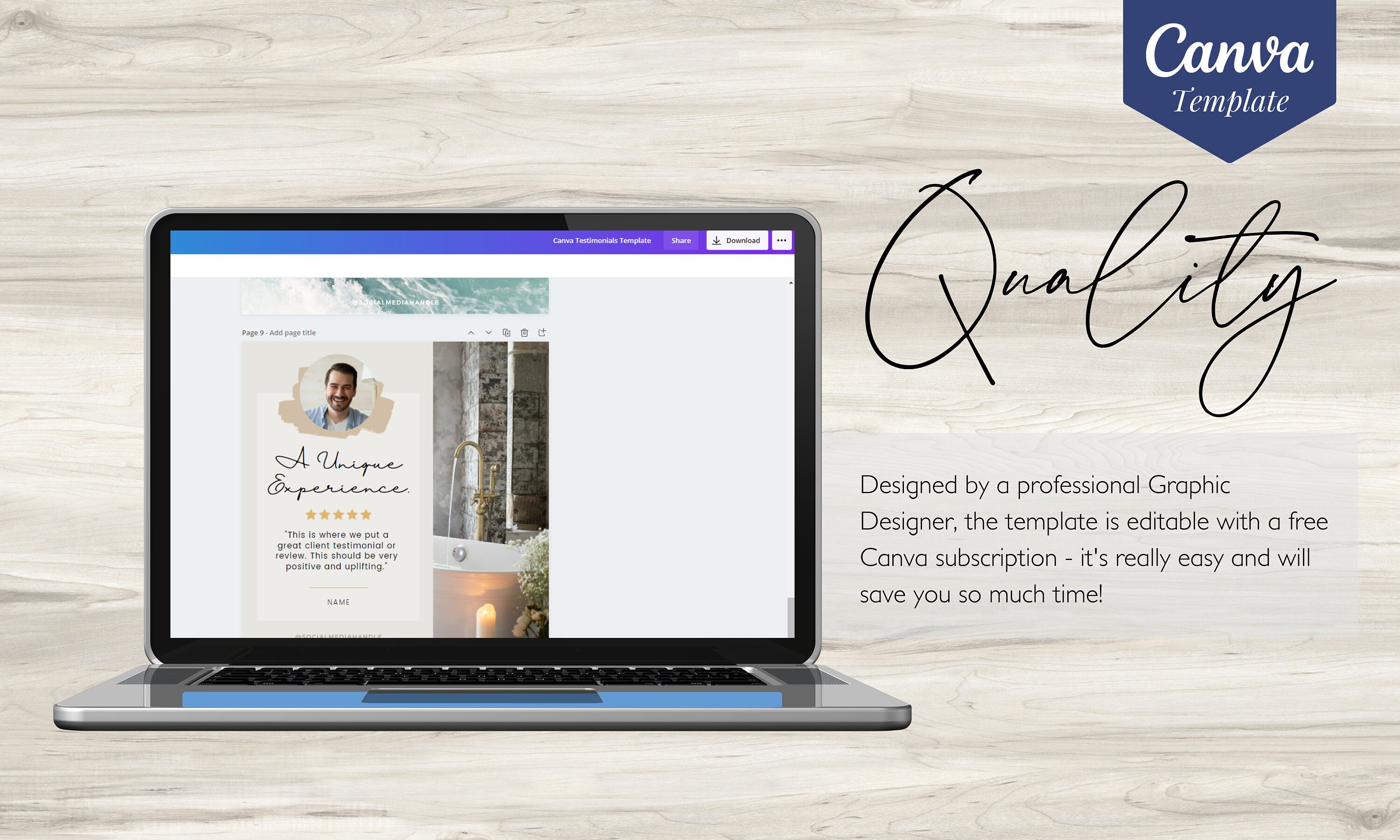 8.5x11 Property Listing Canva Template | Editable Realtor Real Estate ...