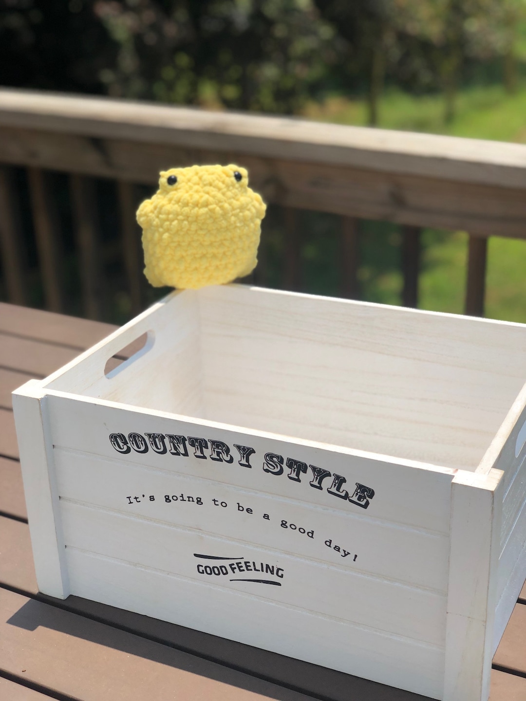 Crochet Bulky Stuffed Frog Stuffed Frog Stuffed Animal Frog Stuffy Toy ...