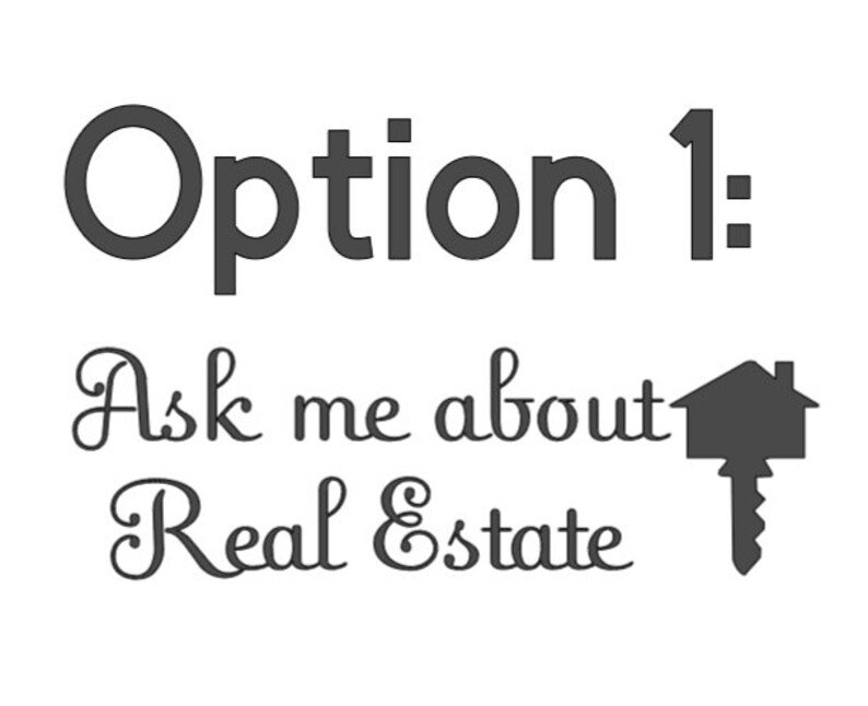 Real Estate Decals Vinyl Decals Personalize Everything - Etsy