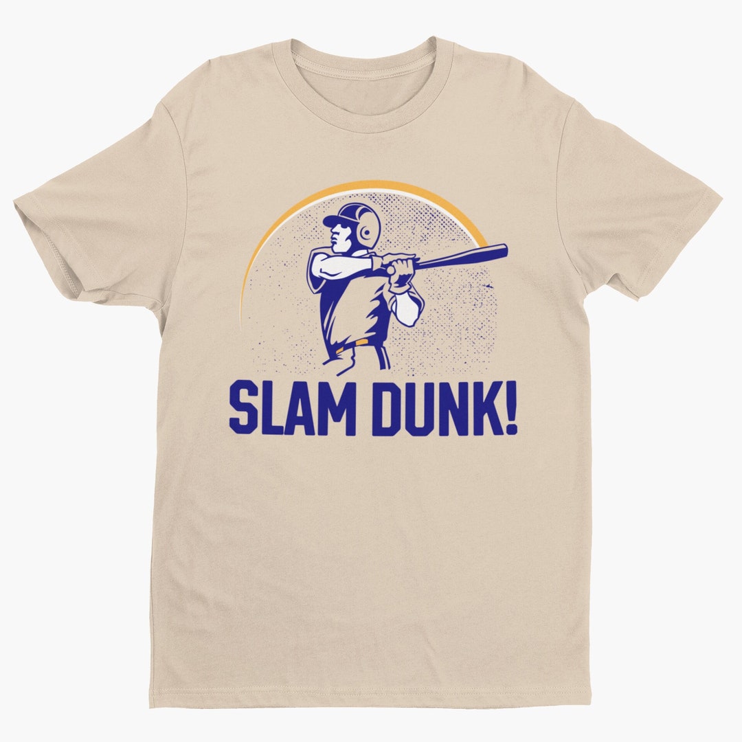 Slam Dunk, Funny Sports Tshirt, Funny Baseball Tee, Sports Humor ...