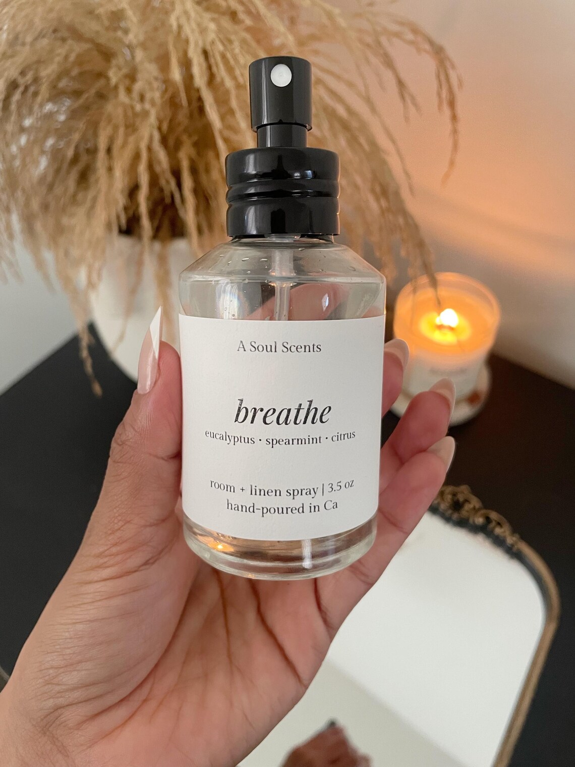 Scented Room Spray: Odor Eliminating Home Fragrance in Glass Bottle - Etsy