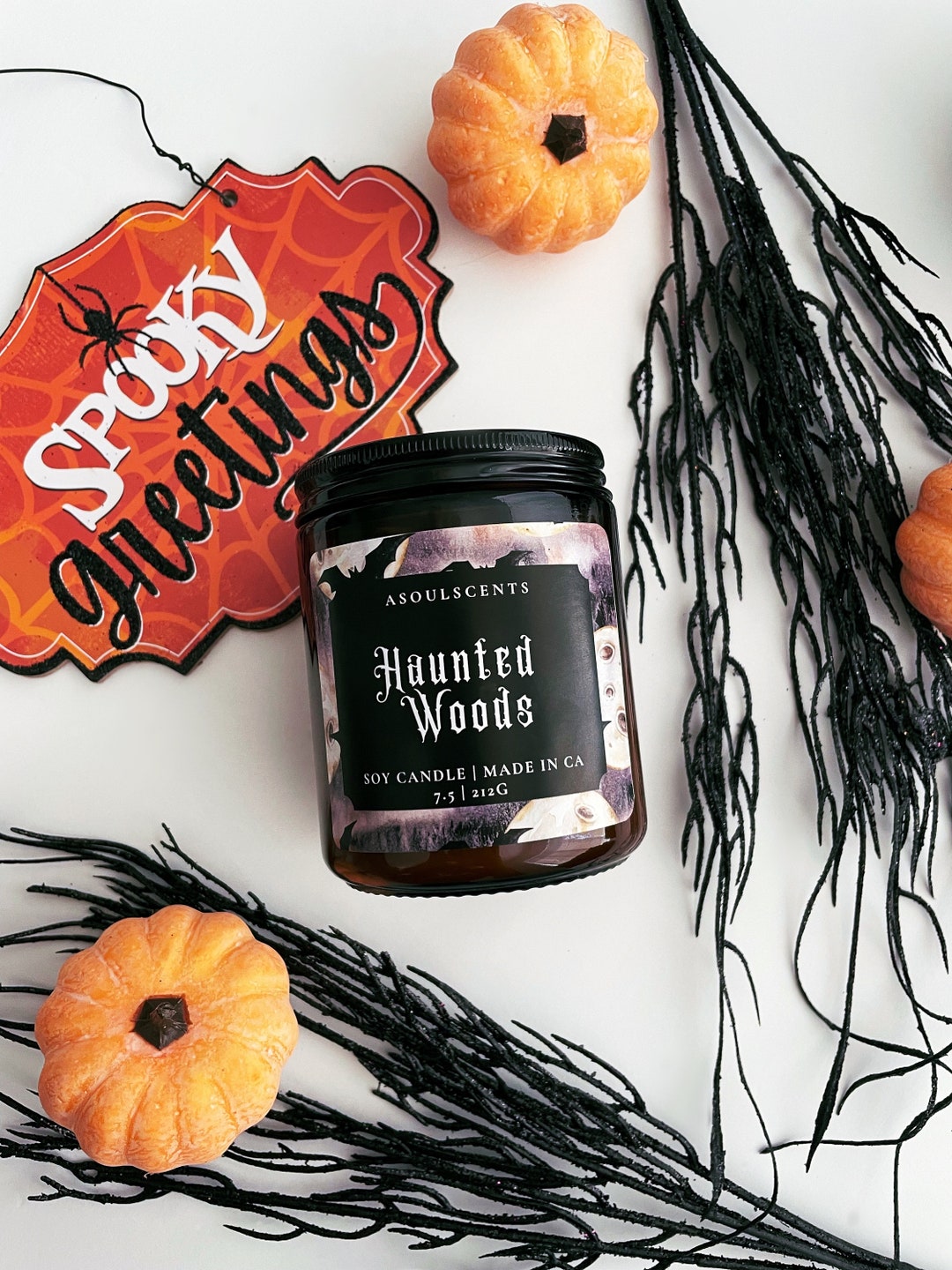 Haunted Wood Candle Spooky Candle Collection Halloween Candles ...