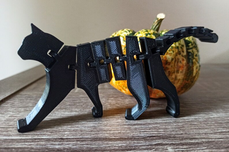 3D Printed Flexi Cat - Etsy