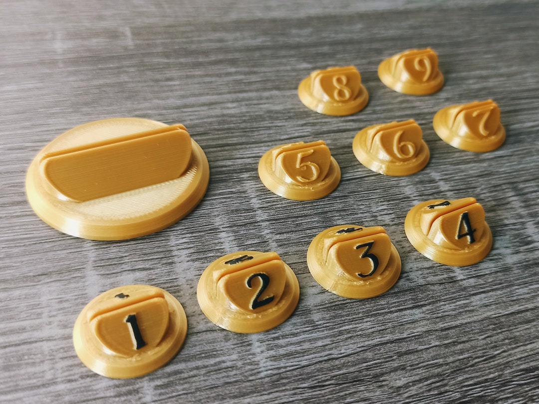 25mm Paper Miniature Bases ~ TTRPG Gaming Tokens - Etsy