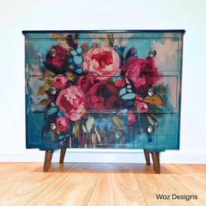 Hand Painted Upcycled Furniture Etsy UK