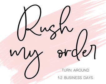 Rush My Order & Shipping Upgrade - Etsy