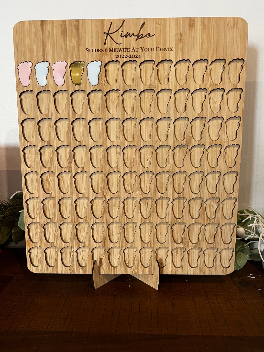 Extended Bamboo Baby Catch Counter for Midwives, Student Midwives ...