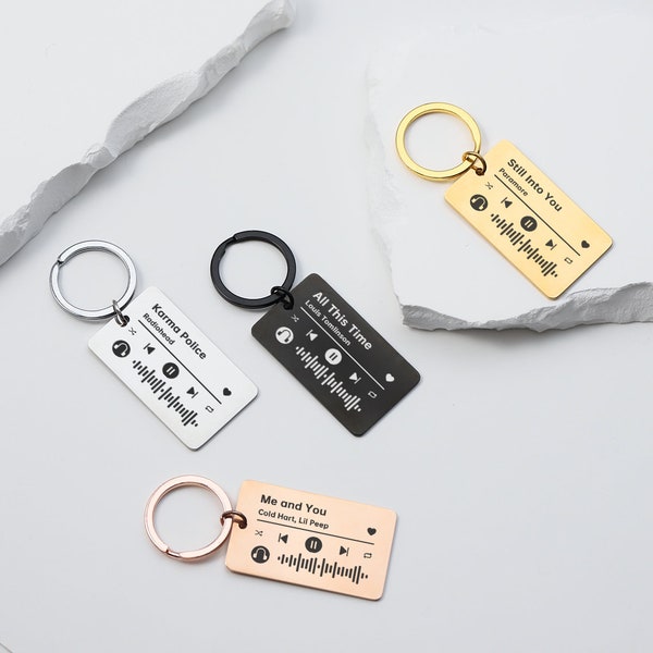 Music Keychain - Etsy