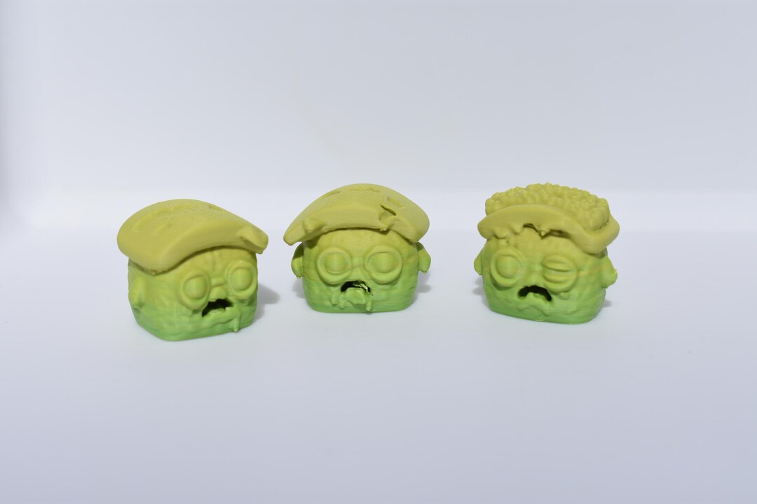 Zombie Sushi Easter Egg Fillers Set of 3 - STL 3MF Model File (digital ...