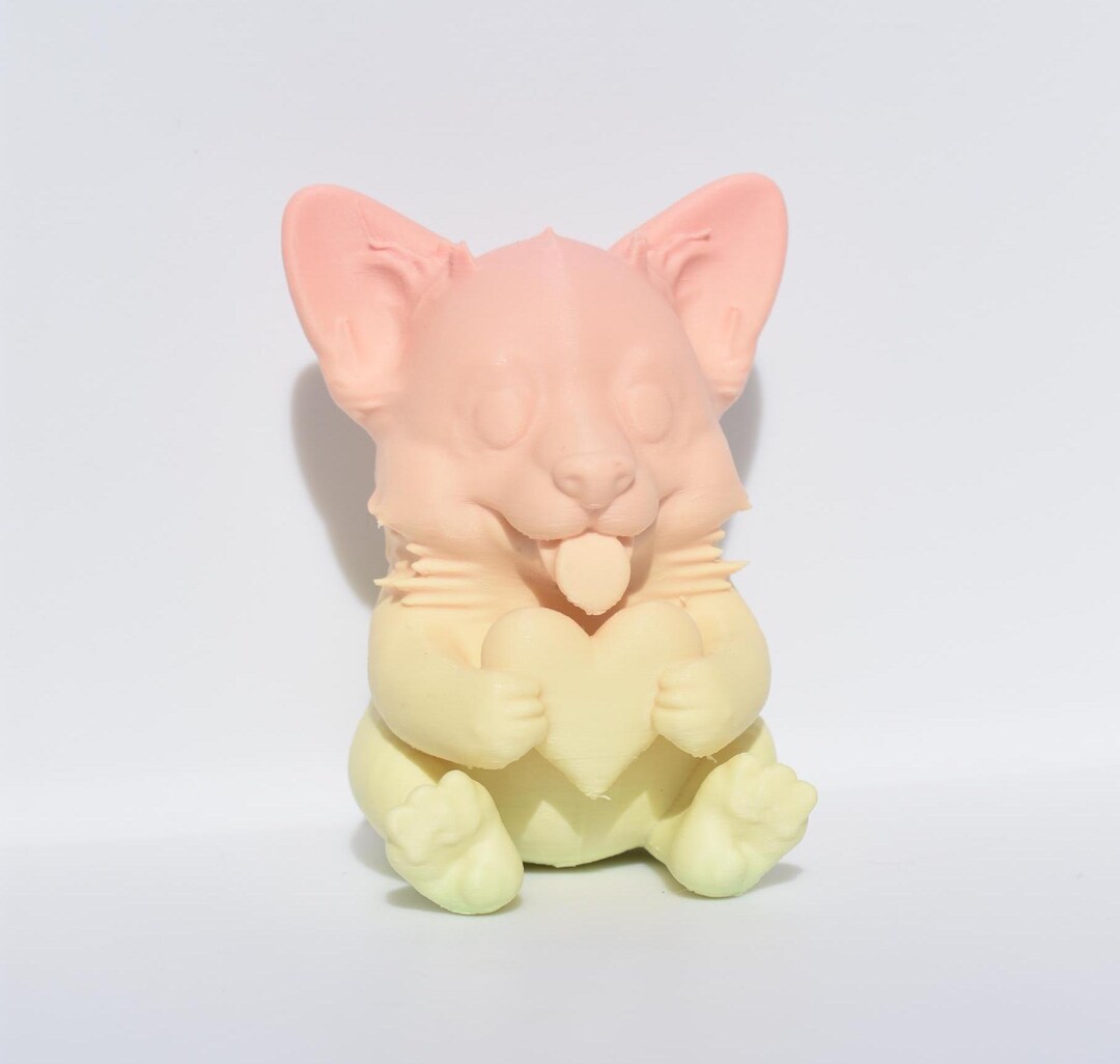 Corgi With Heart - 3d Printable Digital File and Commercial License ...