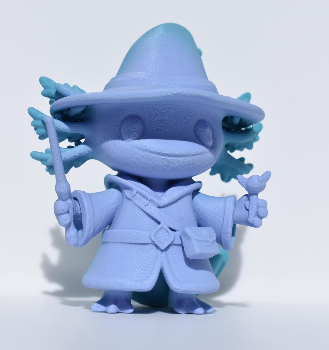 Wizard Axolotl - 3d Printable Files and Commercial License, 3mf, STL ...