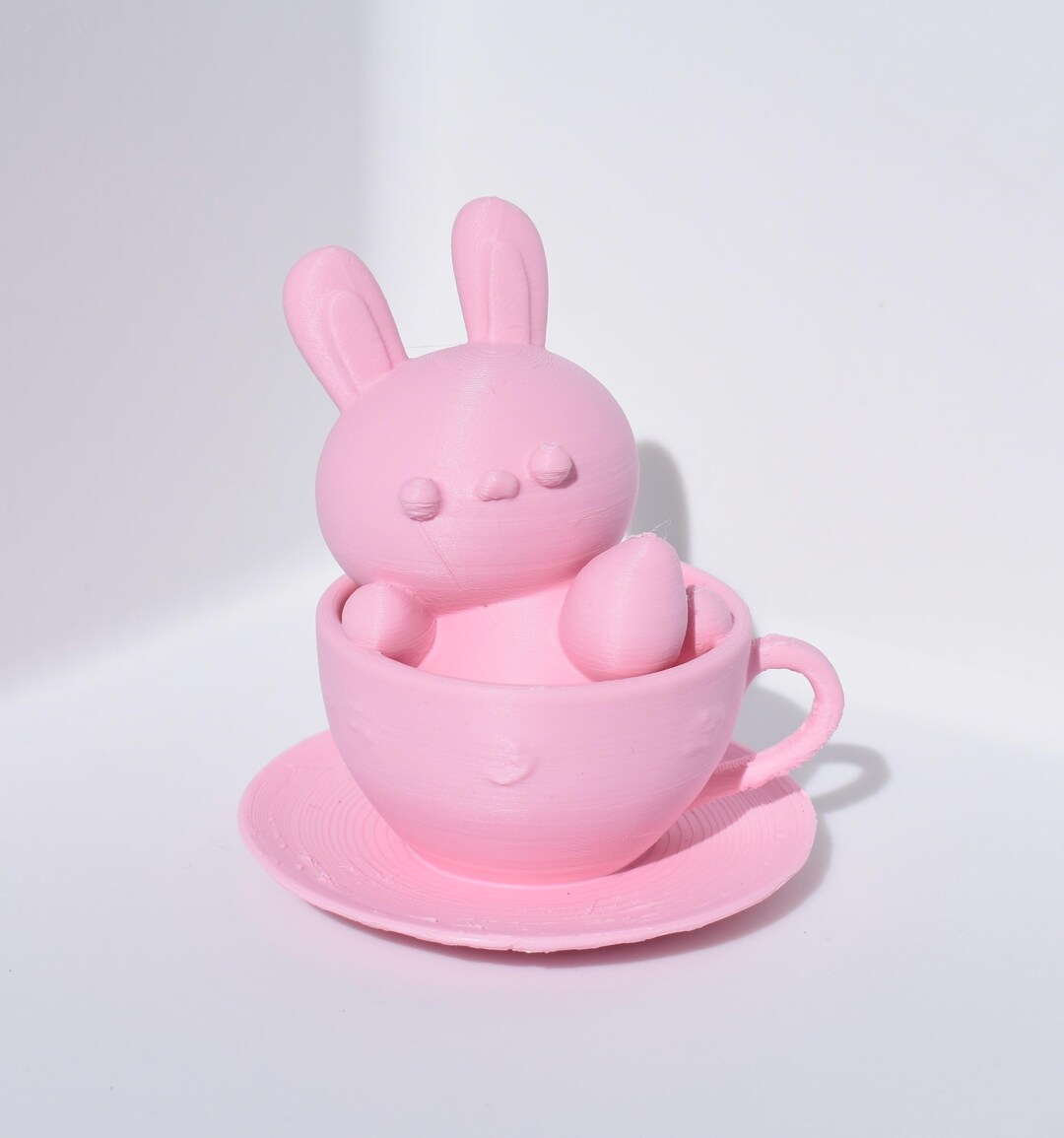 Teacup Easter Themed Bunny - Digital File and Commercial License, 3mf ...