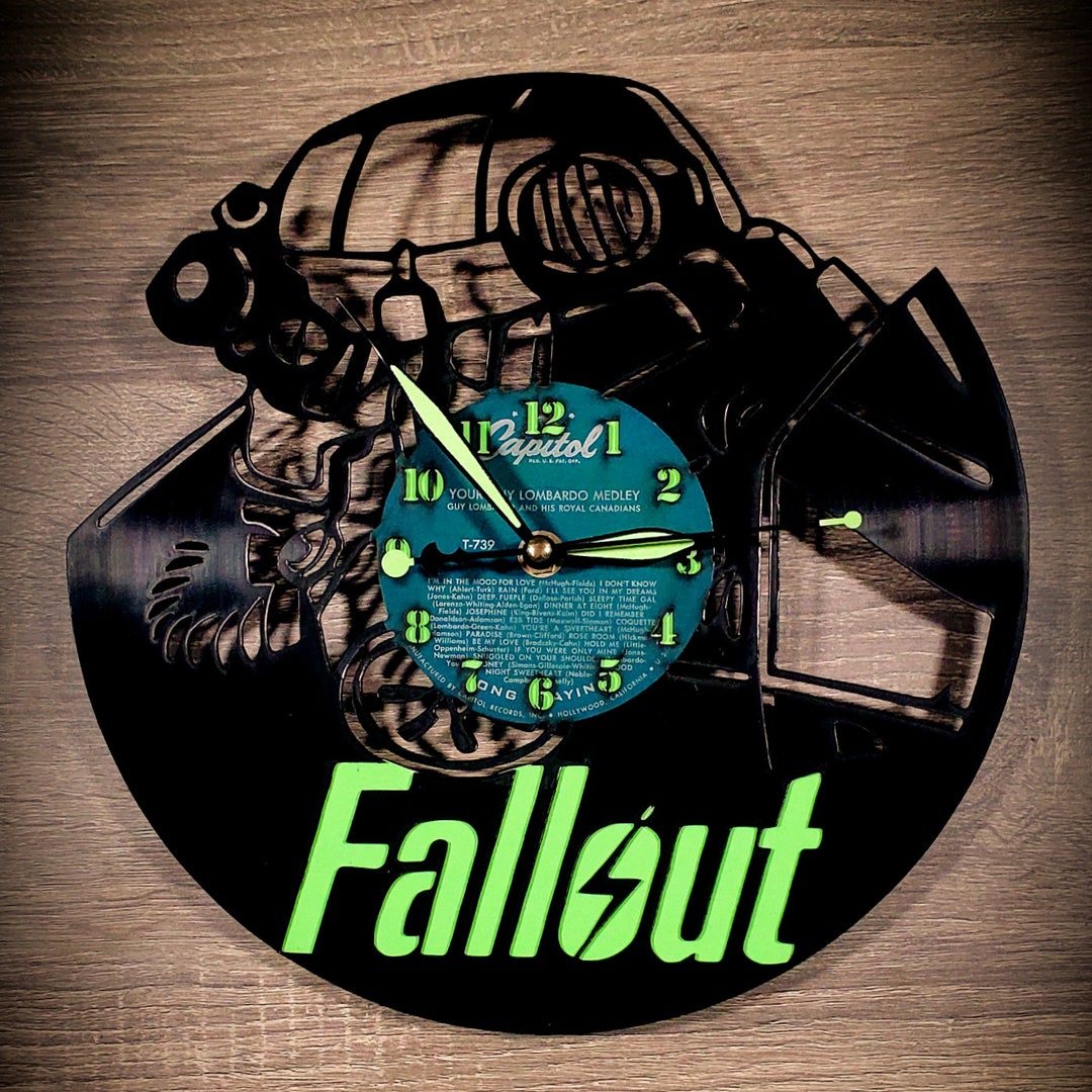 Fallout Vinyl Record Clock Power Armor 1 - Etsy