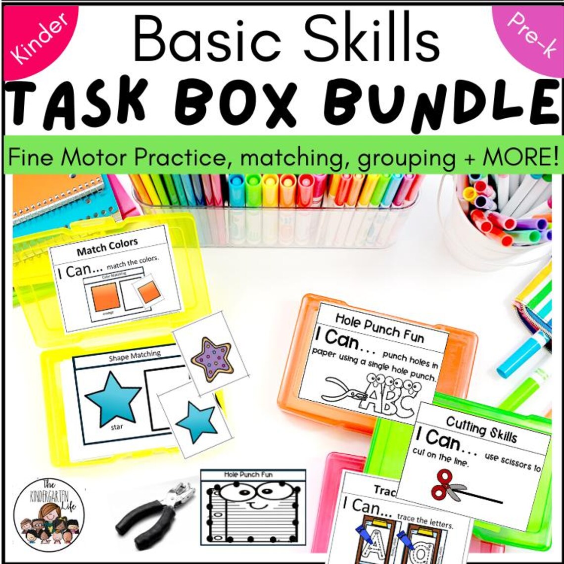 Basic Skills Fine Motor Task Boxes - Etsy