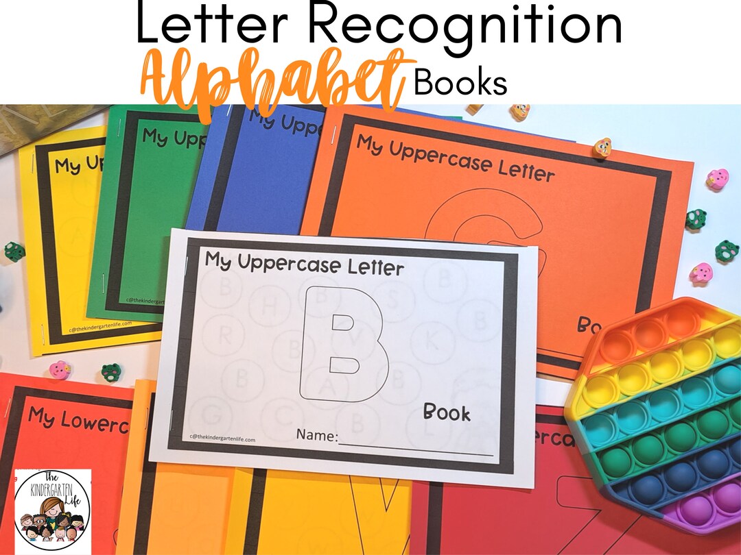 Alphabet Books: Letter Recognition and Sounds, Uppercase and Lowercase ...