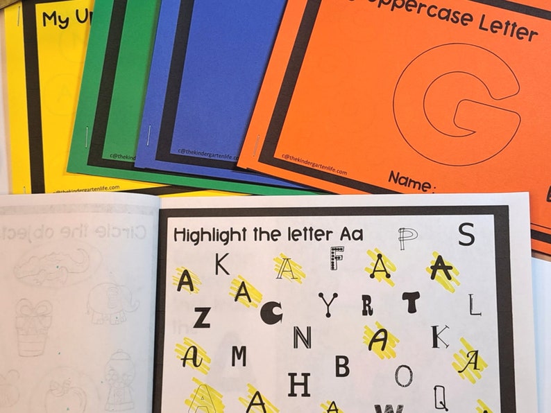Alphabet Books: Letter Recognition and Sounds, Uppercase and Lowercase ...