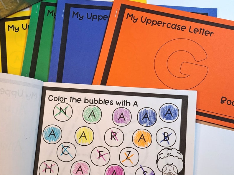 Alphabet Books: Letter Recognition and Sounds, Uppercase and Lowercase ...