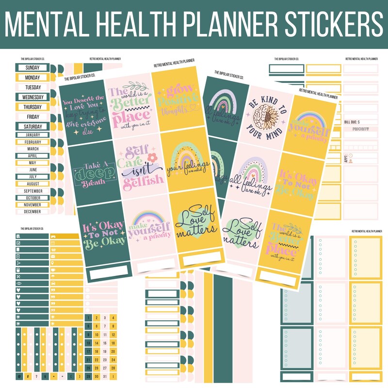 Mental Health Planner - Etsy