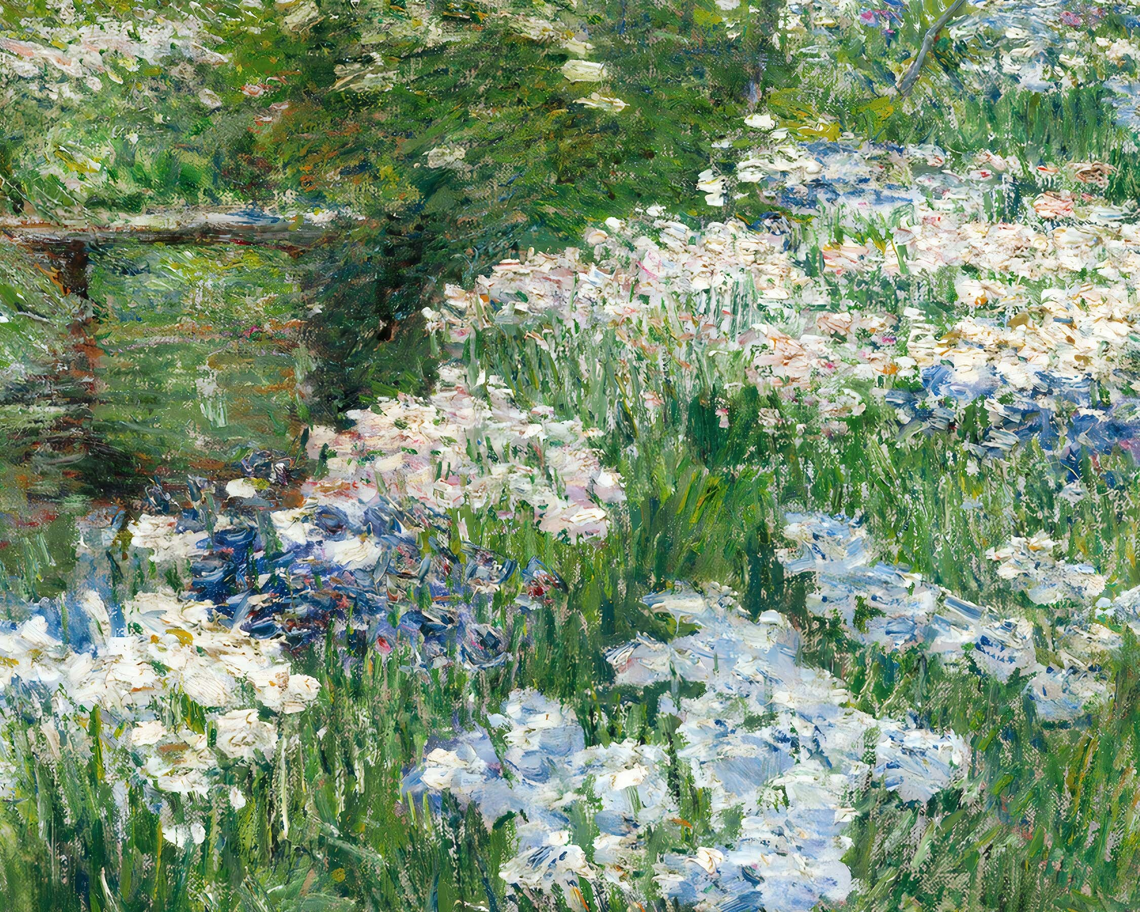 Printable Blooming Flower Garden Art Print for Bedroom Wall - Etsy