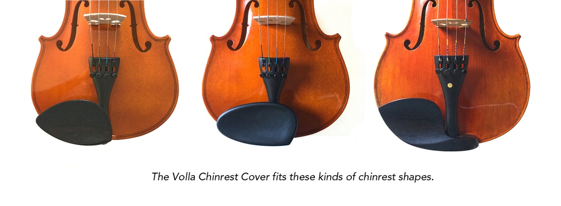 100% Silk Violin Chin Rest Cover Pad, Violin Chinrest Cover Pad, Black ...