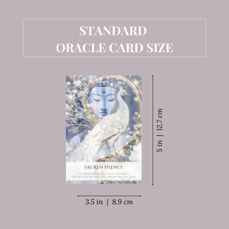 Oracle Card Editable Canva Template Create Your Own Oracle Card Deck ...