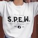 SPEW Shirt, Potter and Book Lover Tshirt, Potterhead Gift, Wizardry ...