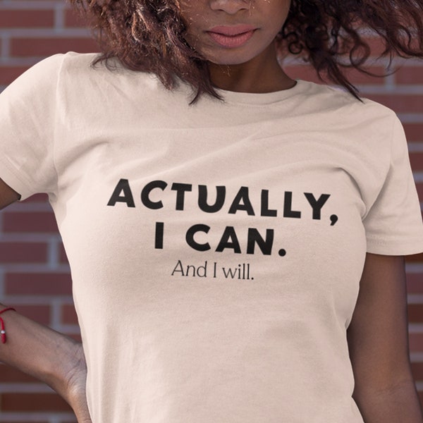 Actually I Can - Etsy