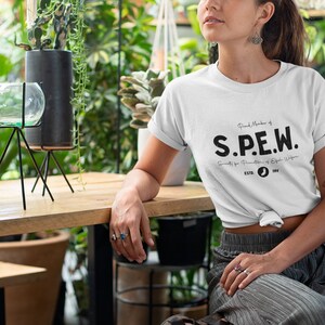 SPEW Shirt Potter and Book Lover Tshirt Potterhead Gift - Etsy UK