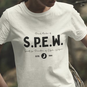 SPEW Shirt, Potter and Book Lover Tshirt, Potterhead Gift, Wizardry ...