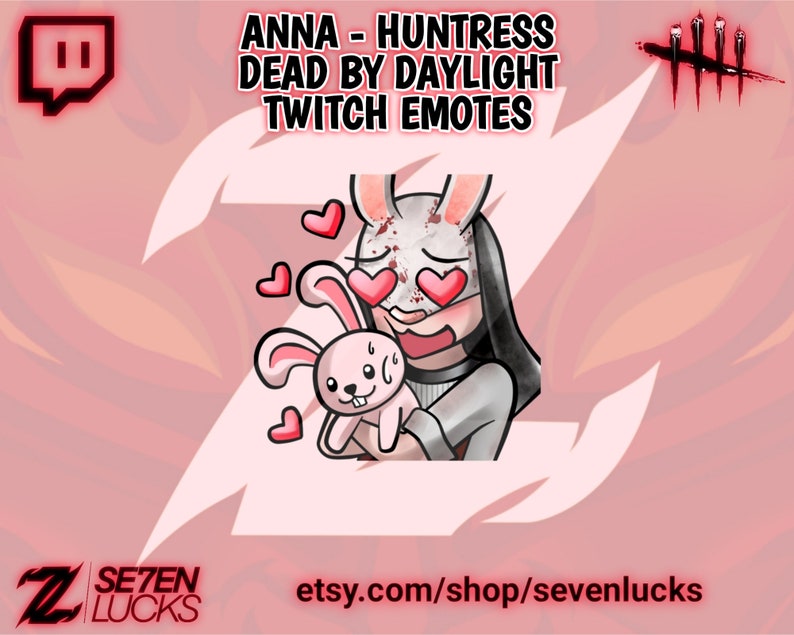 Anna Huntress Dead by Daylight DBD Twitch Emotes, Villain Classic ...