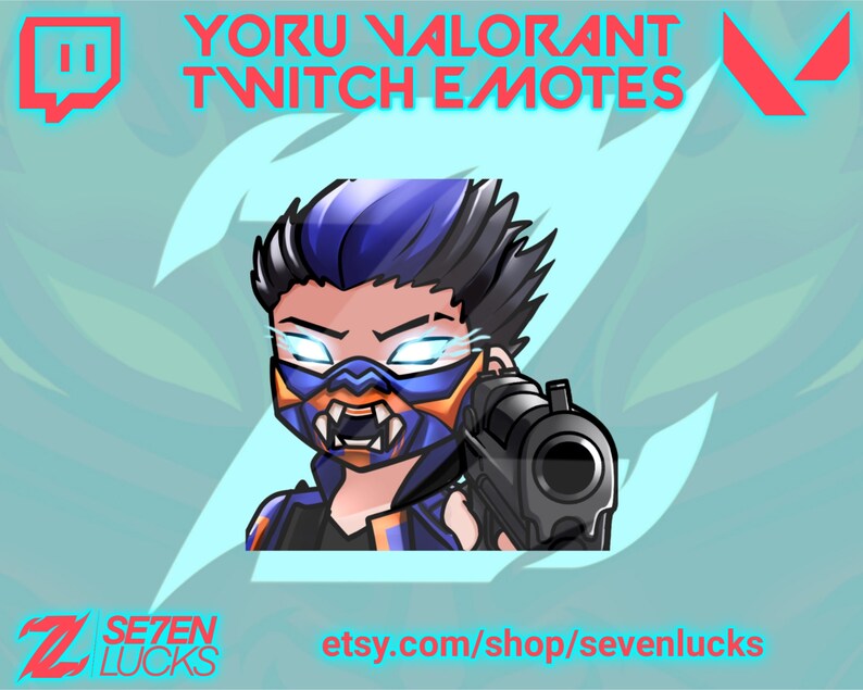 Yoru Valorant Twitch Emotes, Valorant Twitch Emotes, Kawaii Twitch ...