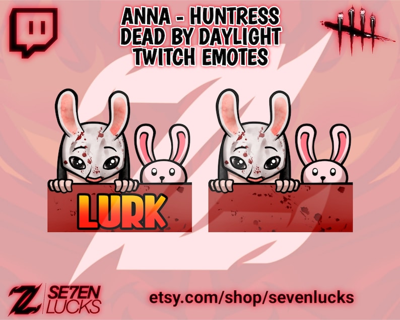 Anna Huntress Dead by Daylight DBD Twitch Emotes, Villain Classic ...