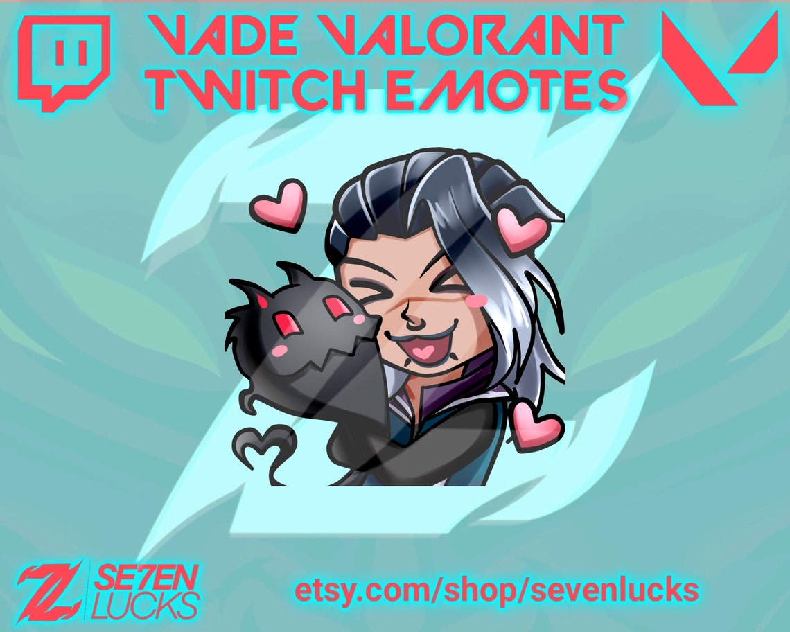 Fade Valorant Twitch Emotes Valorant Twitch Emotes Kawaii - Etsy Canada