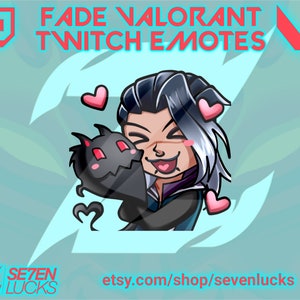 Fade Valorant Twitch Emotes Valorant Twitch Emotes Kawaii - Etsy Australia