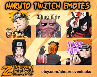 Twitch Emotes Naruto | Etsy