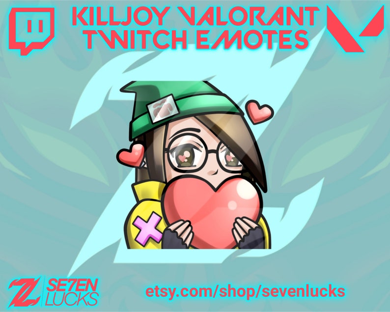 Killjoy Valorant Twitch Emotes, Valorant Twitch Emotes, Kawaii Twitch ...