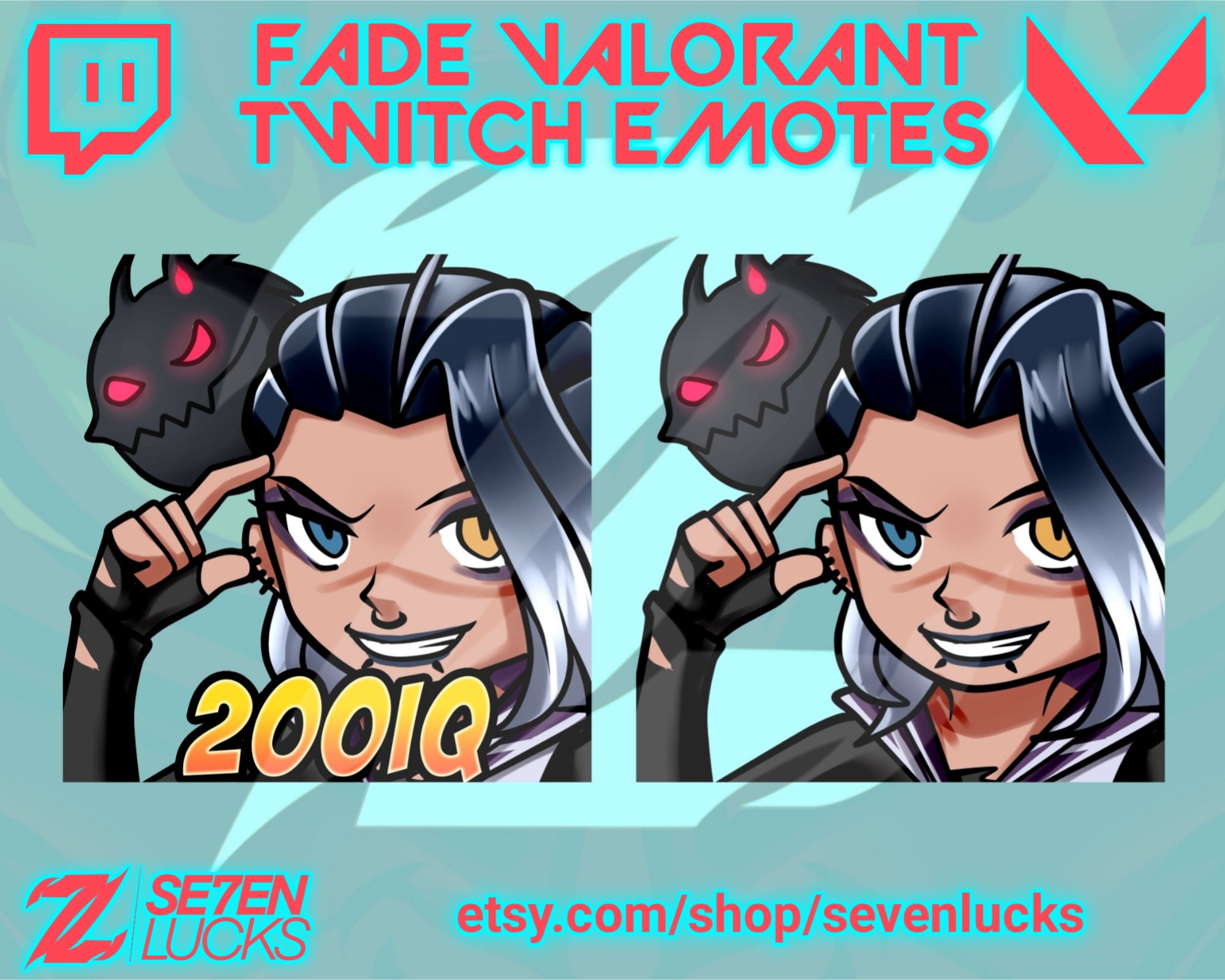 Fade Valorant Twitch Emotes Valorant Twitch Emotes Kawaii - Etsy Australia