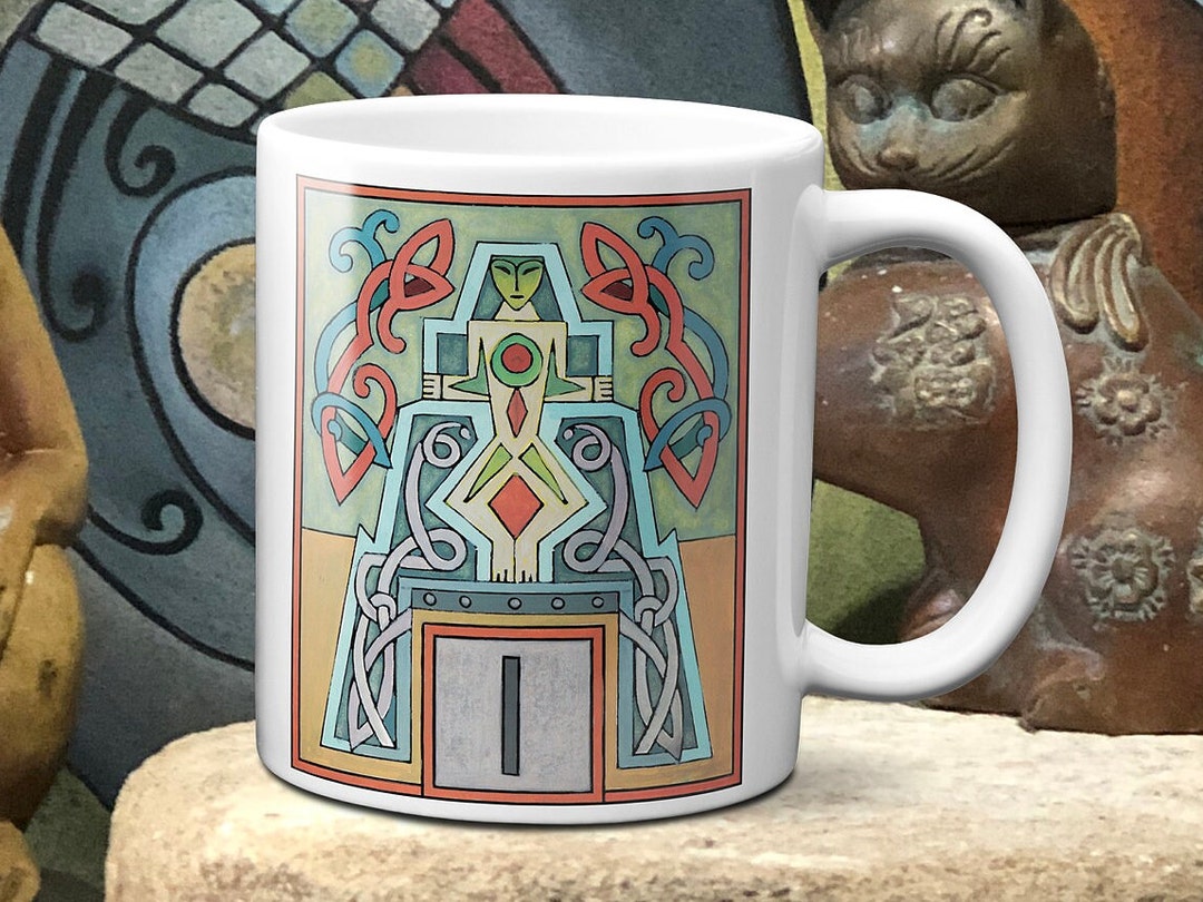 11 Isa Rune Mug, Runestones, Futhark Runes, Runic Tarot, Coffee Mug ...