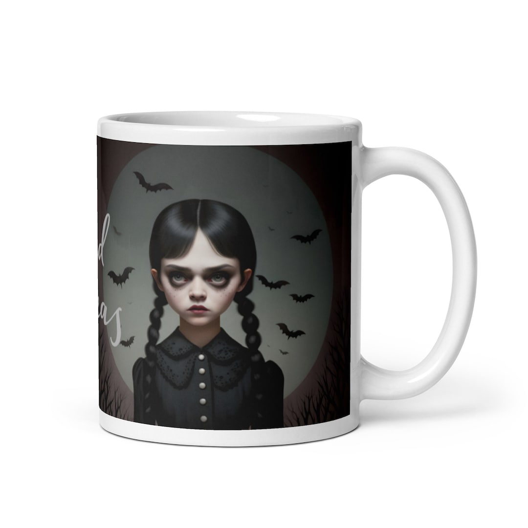 Bad Ideas Wednesday Mug, Wednesday Addams Coffee Mug, Goth Gift, Gift ...