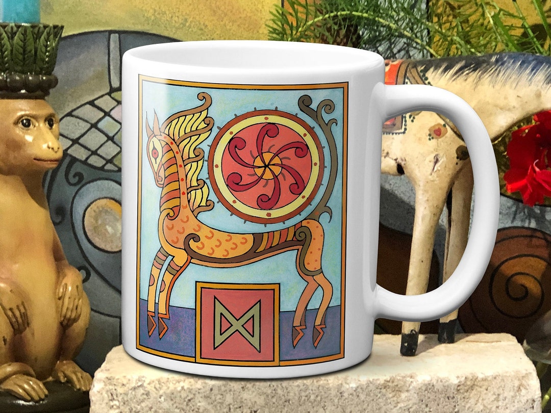 24 Dagaz Rune Mug, Runestones, Futhark Runes, Runic Tarot, Coffee Mug ...