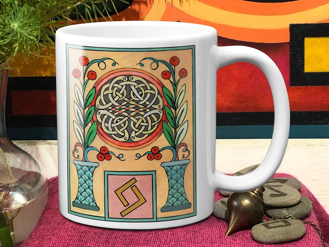 12 Jera Rune Mug, Runestones, Futhark Runes, Runic Tarot, Coffee Mug ...