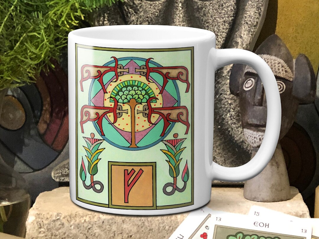 1 Fehu Rune Mug Runestones Futhark Runes Runic Tarot - Etsy