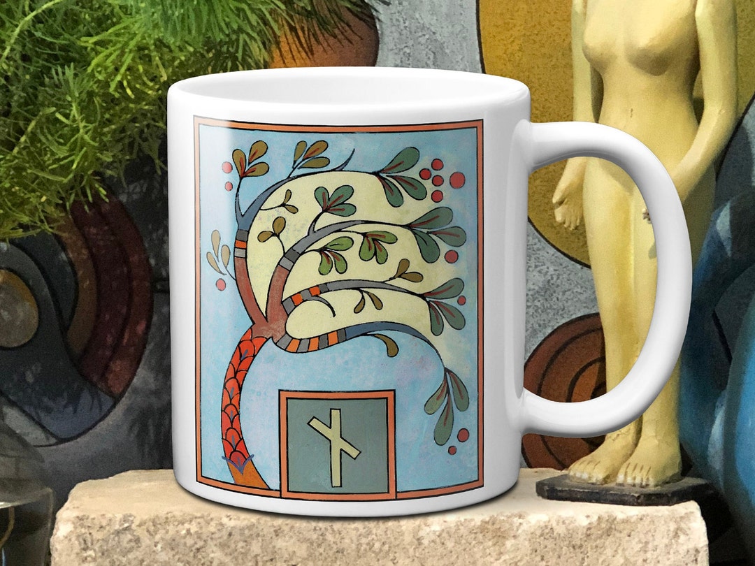 10 Nauthiz Rune Mug, Runestones, Futhark Runes, Runic Tarot, Coffee Mug ...